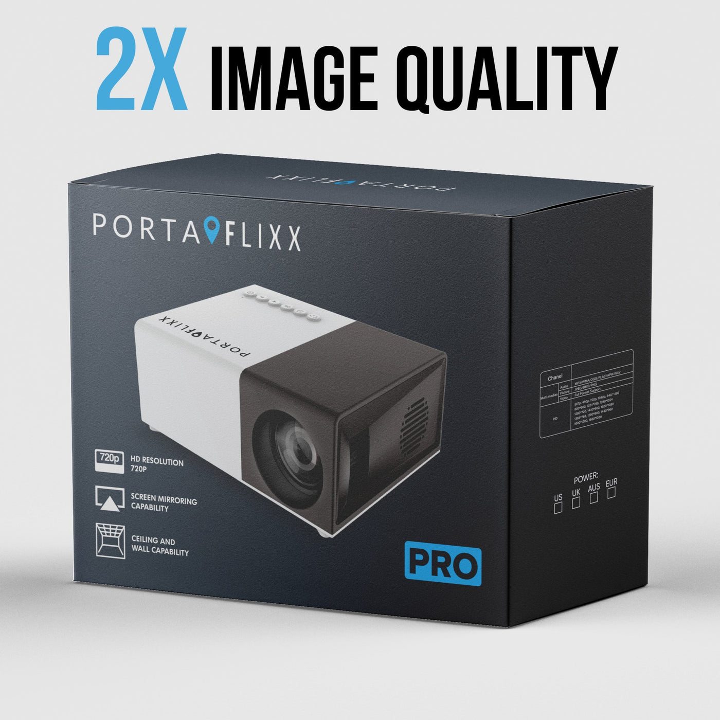 Portaflixx™ Pocket Projector | The Next-Gen Pocket Projector™